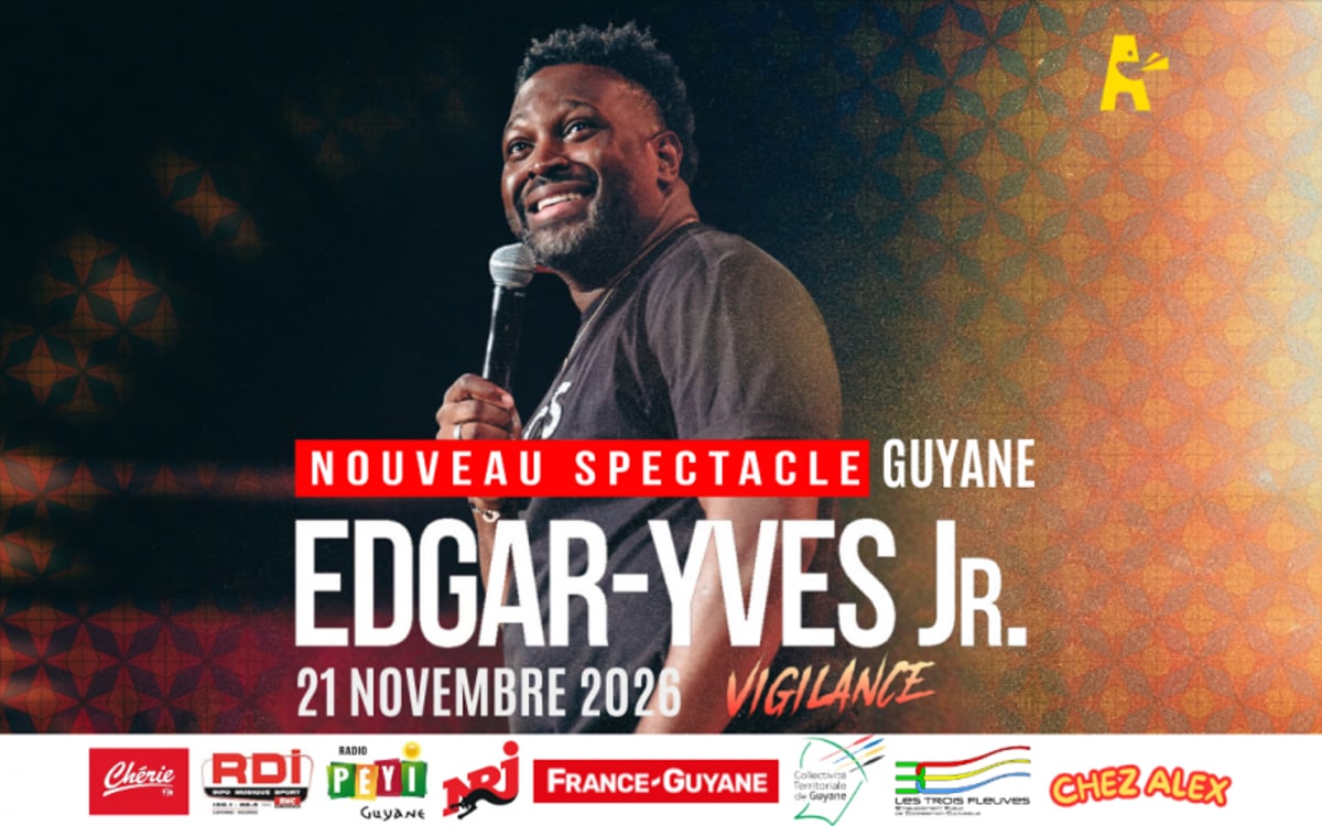 Spectacle d'Edgar Yves à Cayenne le 21/11/2026